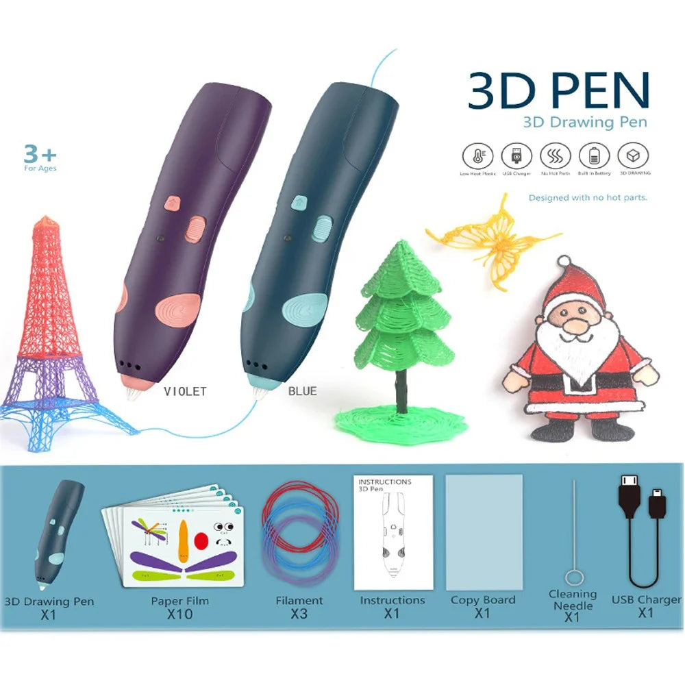 3D Pen Drawing Kit – MLE Trend